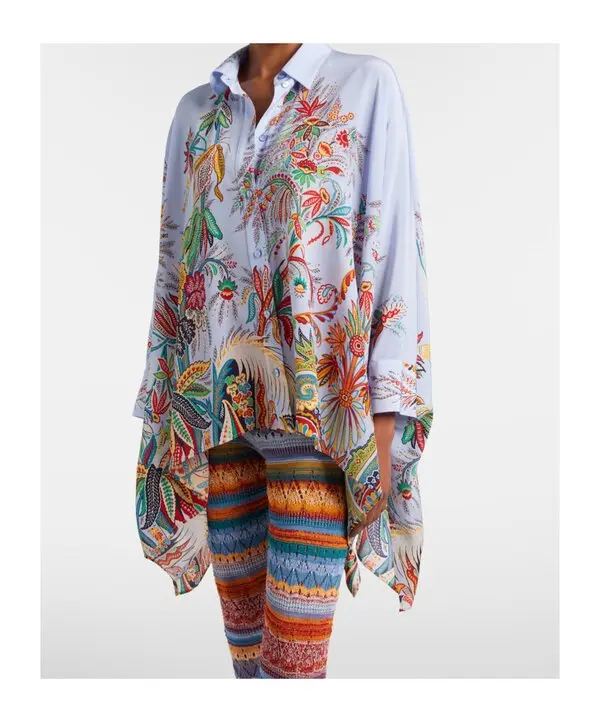 Etro Floral Silk Blouse