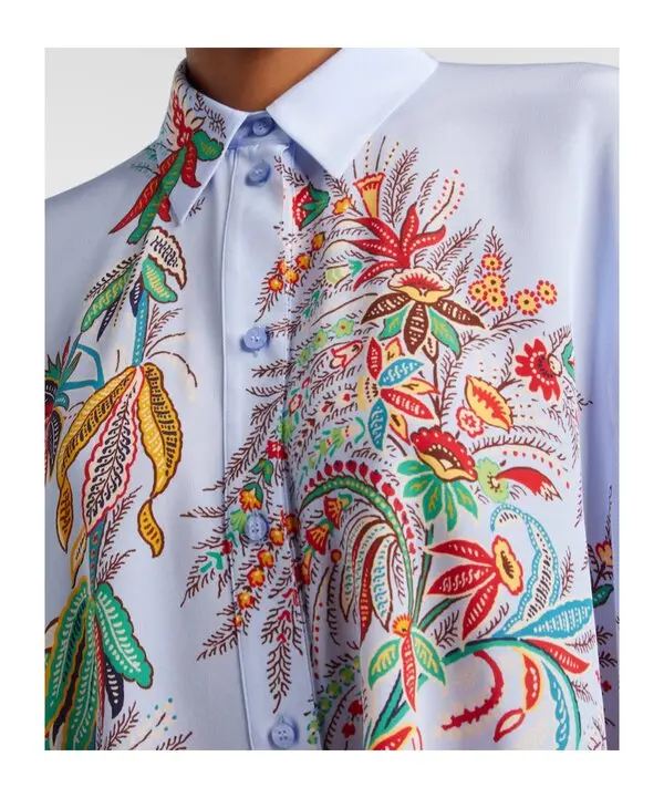 Etro Floral Silk Blouse