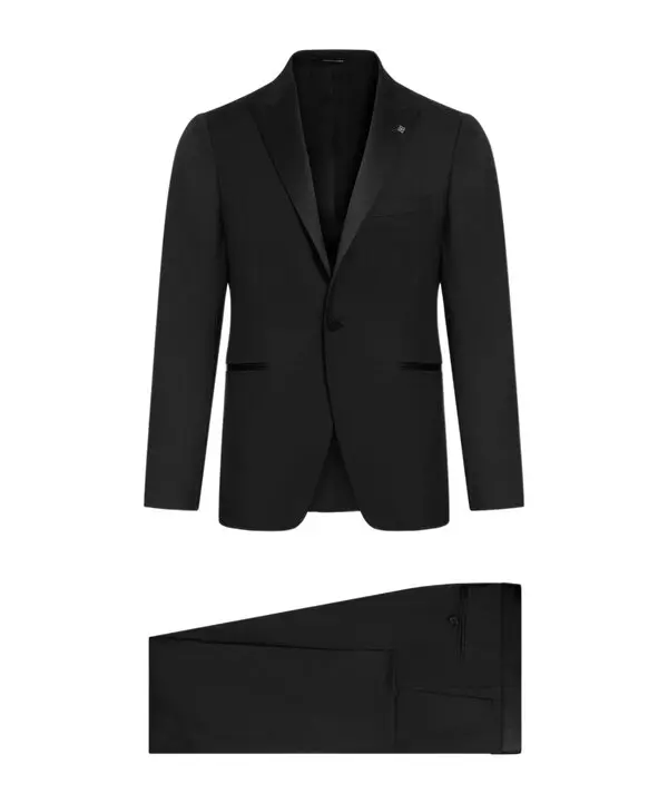Tagliatore Three-piece Suit - Black
