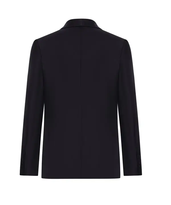 Tagliatore Long-sleeved Suit Jacket And Sleeveless Vest And Trousers Set - Black