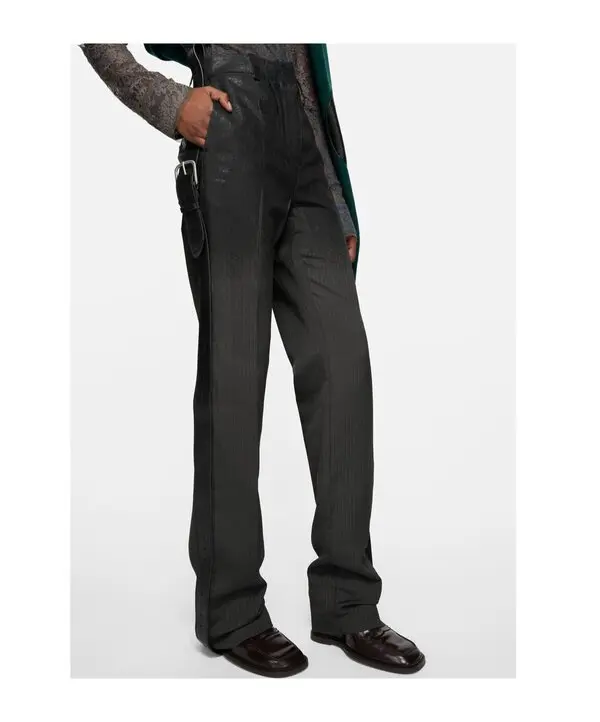 Acne Studios Herringbone Check Pattern Pants
