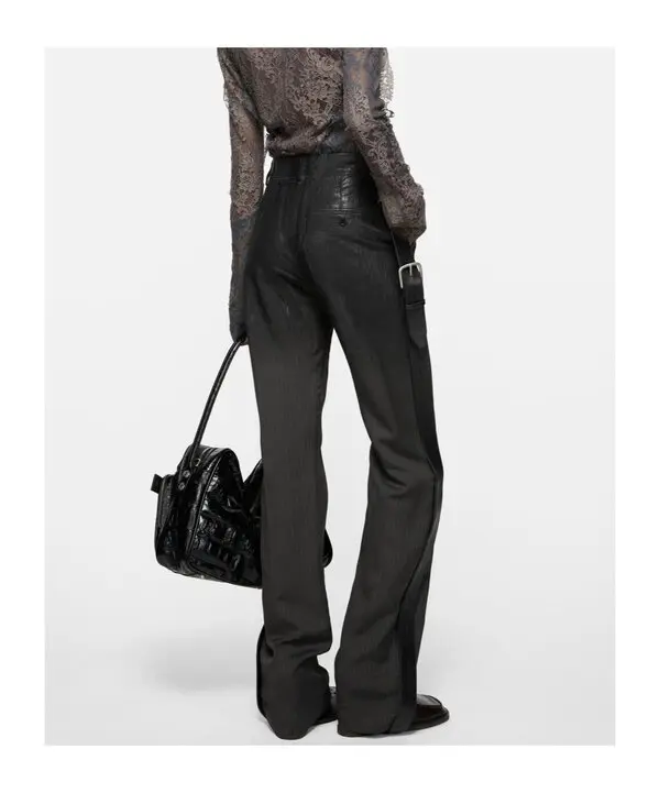 Acne Studios Herringbone Check Pattern Pants
