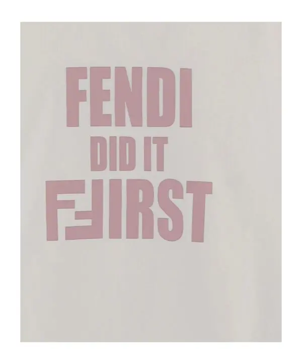 Fendi Logo Print Sweatshirt
