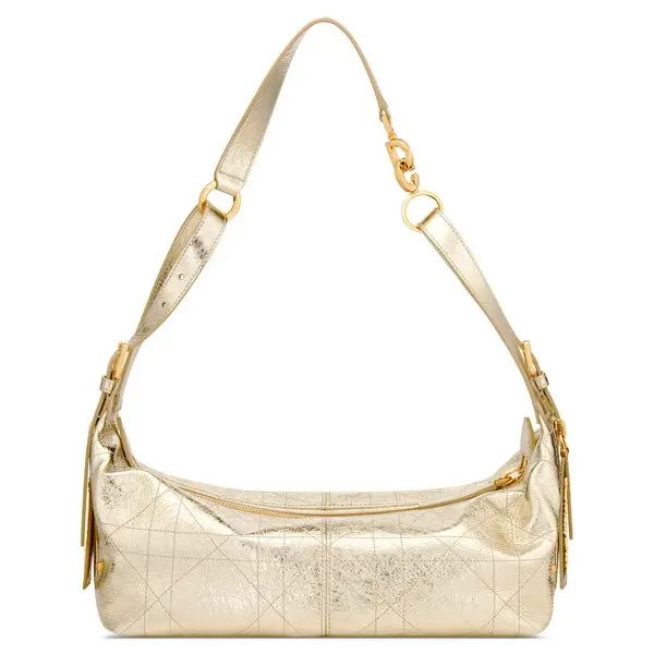 Dior Medium D-journey Bag In Crinkled Calfskin