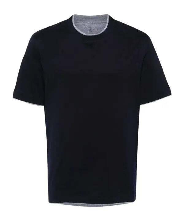 Brunello Cucinelli Short-sleesleeved T-shirt - Black