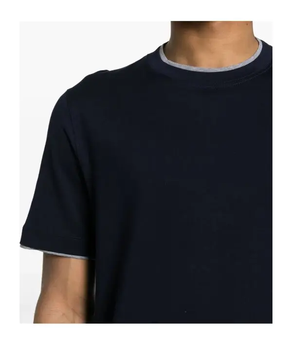 Brunello Cucinelli Short-sleesleeved T-shirt - Black