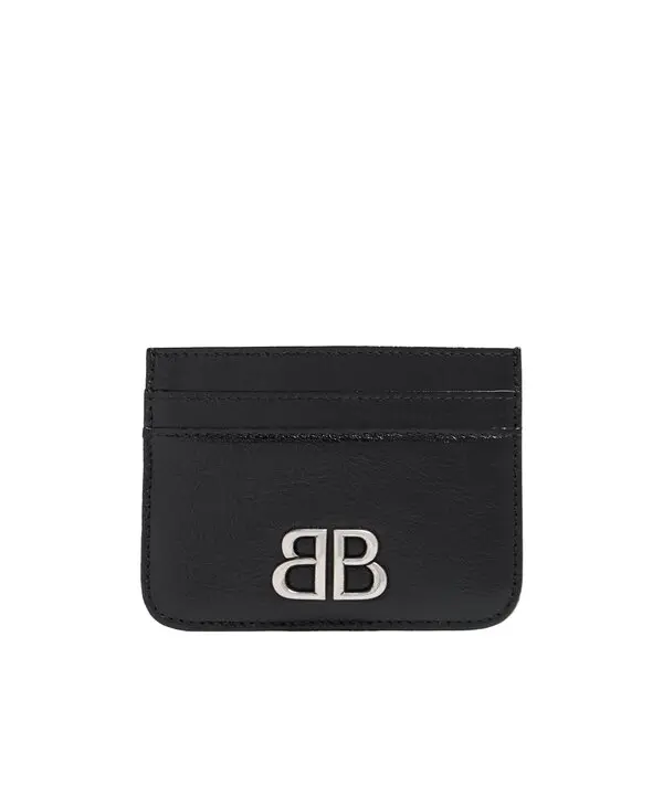 Balenciaga Monaco Card Holder - Black