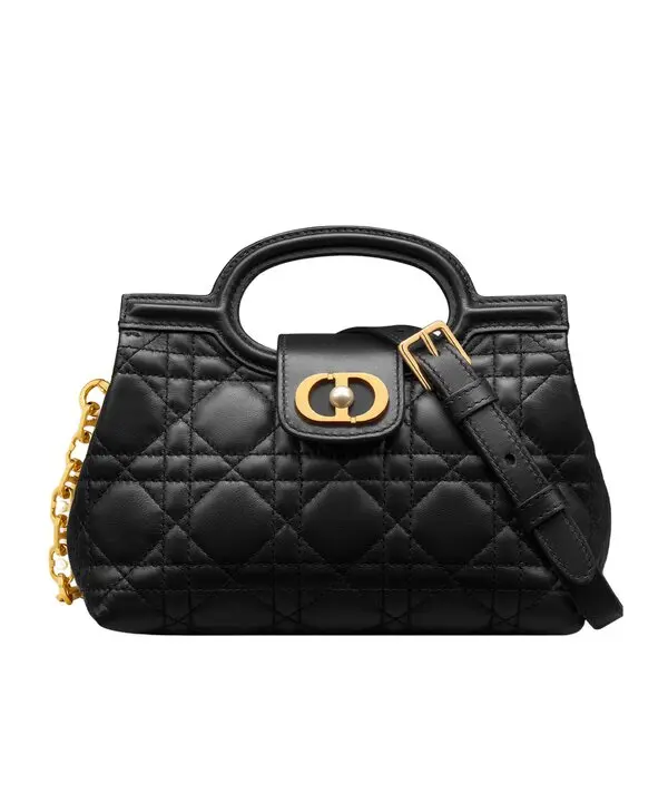 Dior Jolie Top Handle Mini Bag - Black