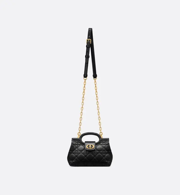 Dior Jolie Top Handle Mini Bag - Black