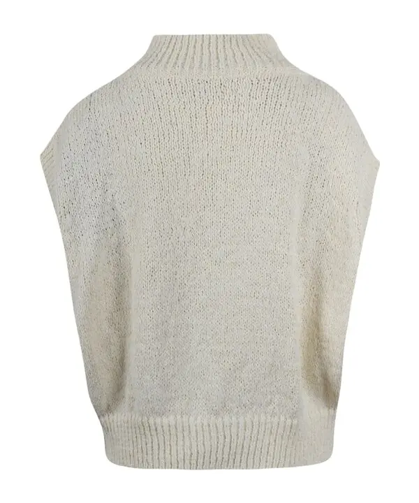 Herno Zip High Collar Knitted Sweater