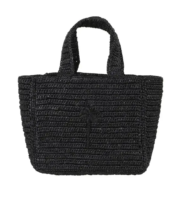 Manebí Double-handled Woven Tote Bag - Black