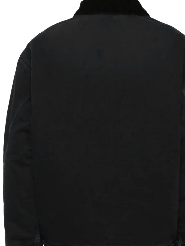 Carhartt Work In Progress Detroit Logo Patch Jacket - Black/black