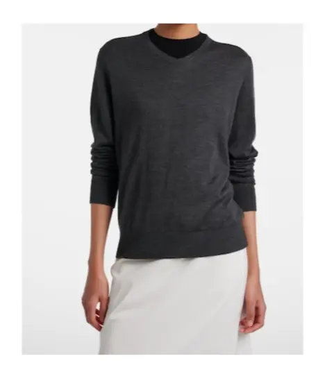 THE ROW Ondre Cashmere And Silk V-neck Sweater - Black
