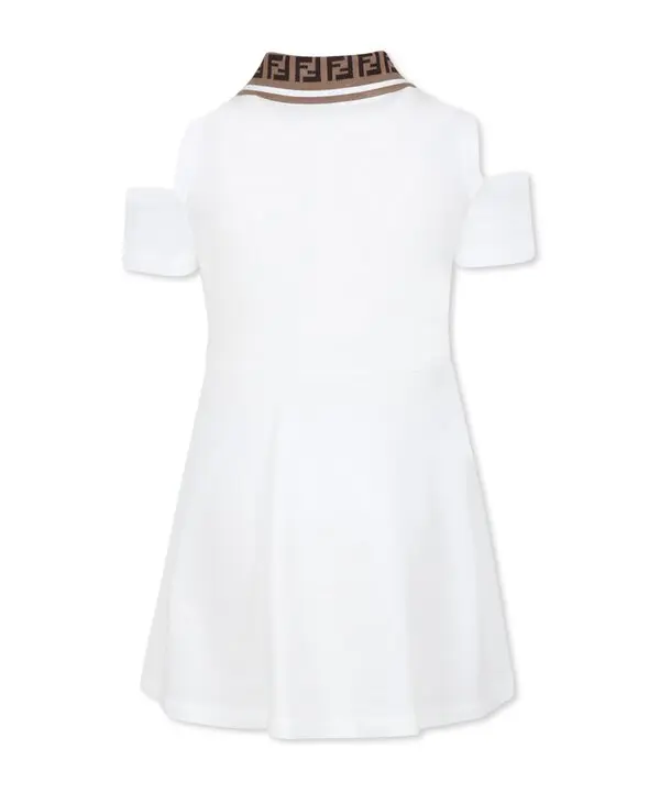 Fendi Short Sleeve Collared Dress