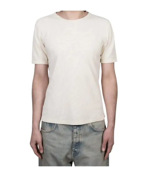 SUNFLOWER Jagger Waffle Crew Neck T-shirt - White