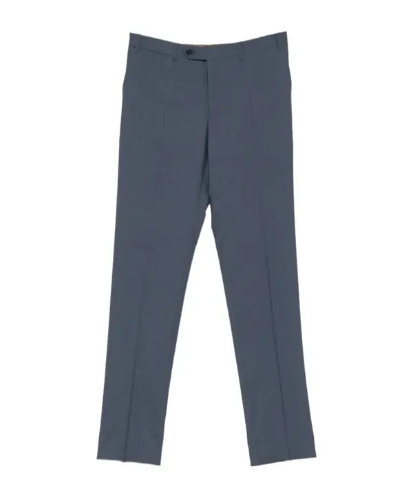 Canali Buttoned Trousers - Blue