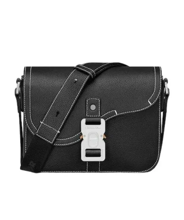 Dior Mini Saddle Messenger Bag - Black