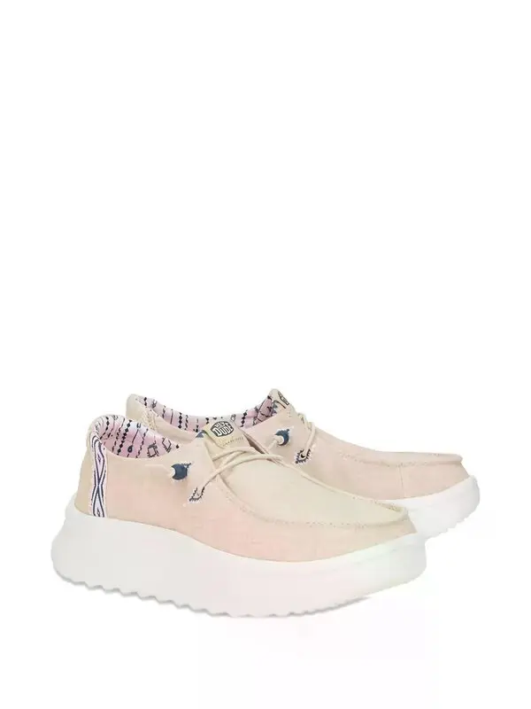 HEY DUDE Wally Platform Sneakers - Neutrals