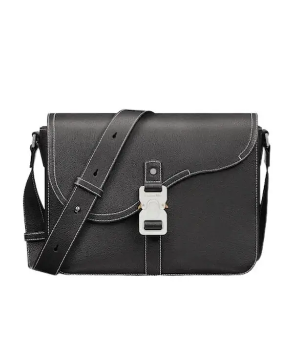 Dior Saddle Messenger Bag - Black