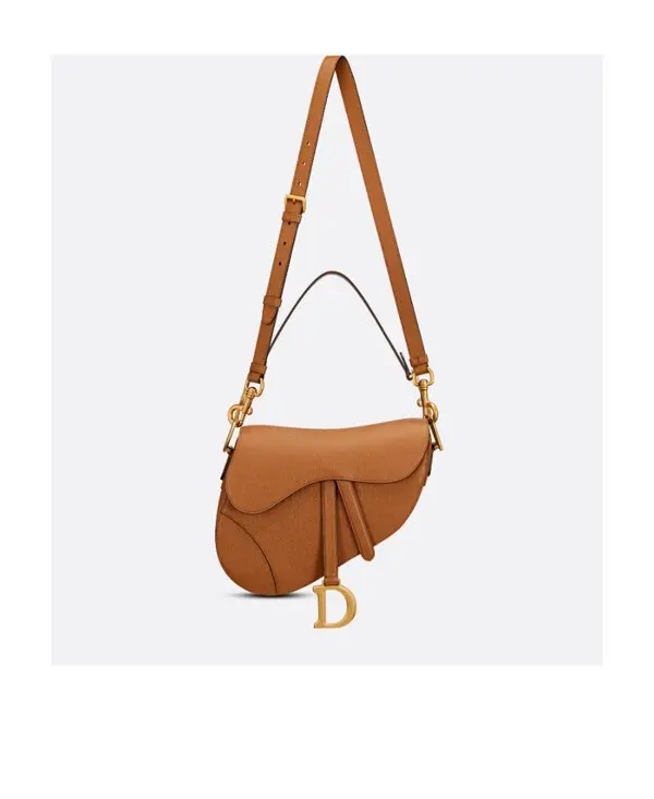 Dior Saddle Bag With Strap - Brown