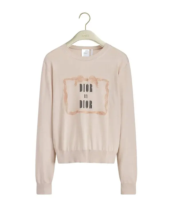 Dior Book Cover Sweater - Nude