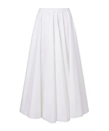Givenchy Cotton Midi Skirt With A-line Silhouette