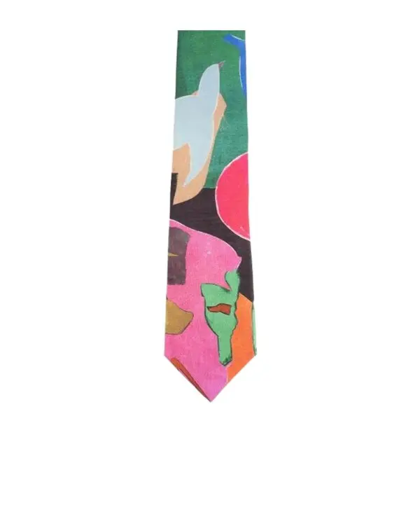Paul Smith River Collage Neck Tie