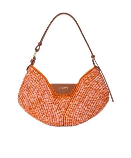 Loewe Medium Swing Shoulder Bag - Bright Orange/pink