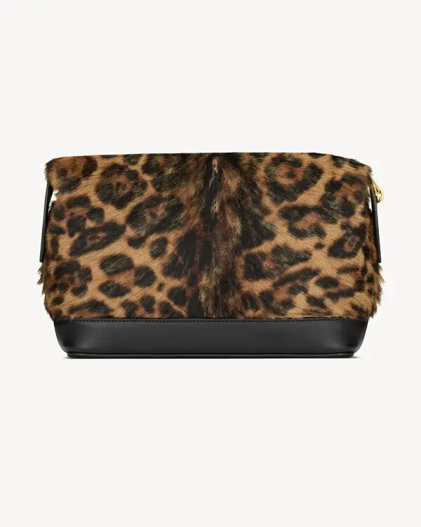 Saint Laurent Pouch In Pony Hair Leather