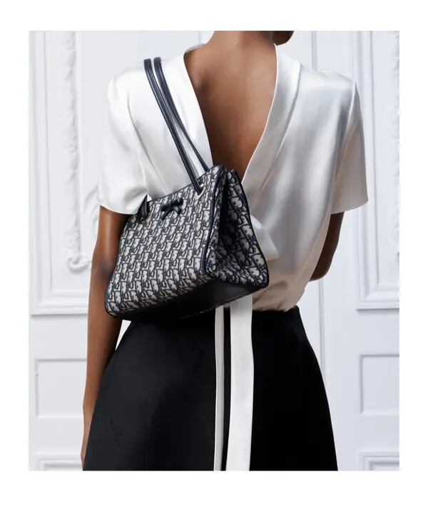 Dior Shopping Bag With Bow Detail