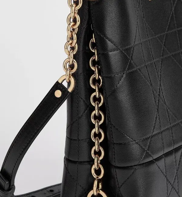 Dior Small Vertical Trianon Bag With Chain