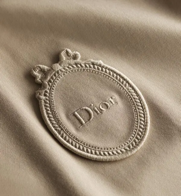 Dior Mid-length Shirtdress With Médaillon Embroidery