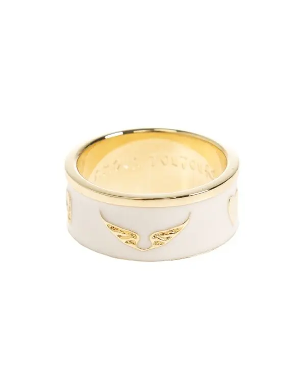 Zadig&Voltaire Wings Motif Ring - White