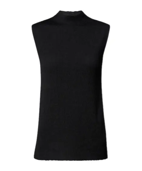 THE ROW Sleeveless Knit Top With High Neck