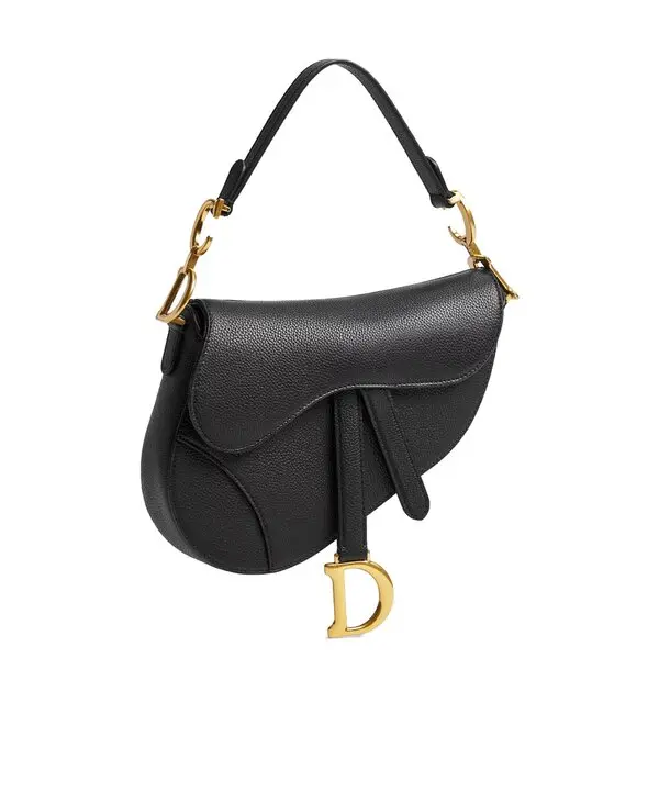 Dior Small Saddle Bag - Black