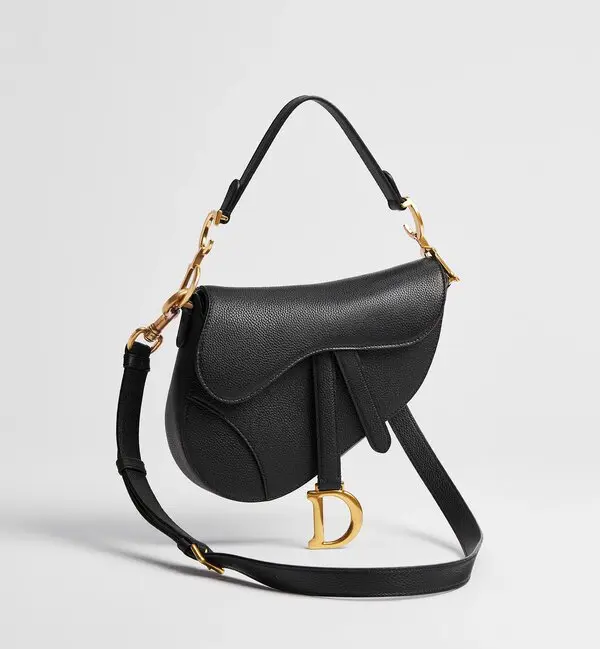 Dior Small Saddle Bag - Black