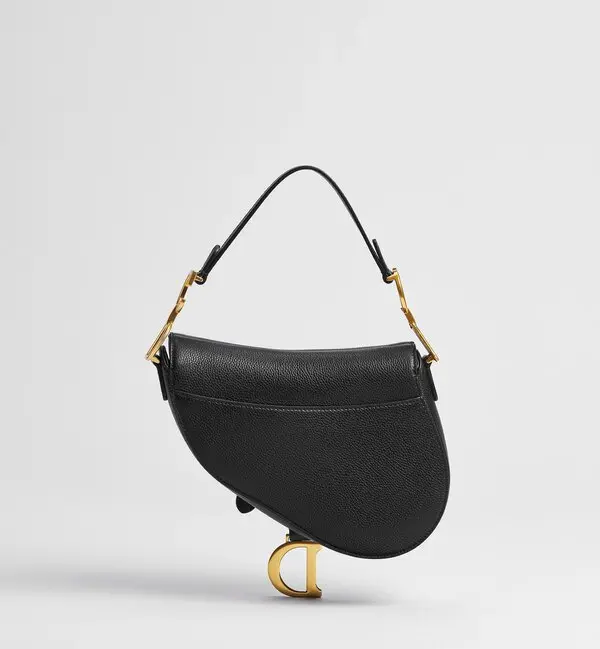 Dior Small Saddle Bag - Black