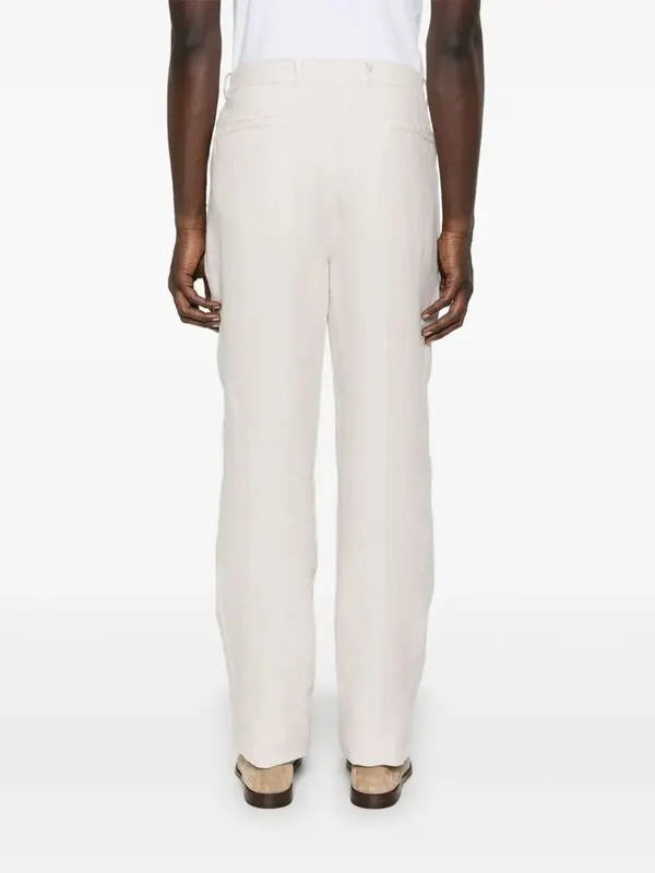 Brunello Cucinelli Linen Trousers - White