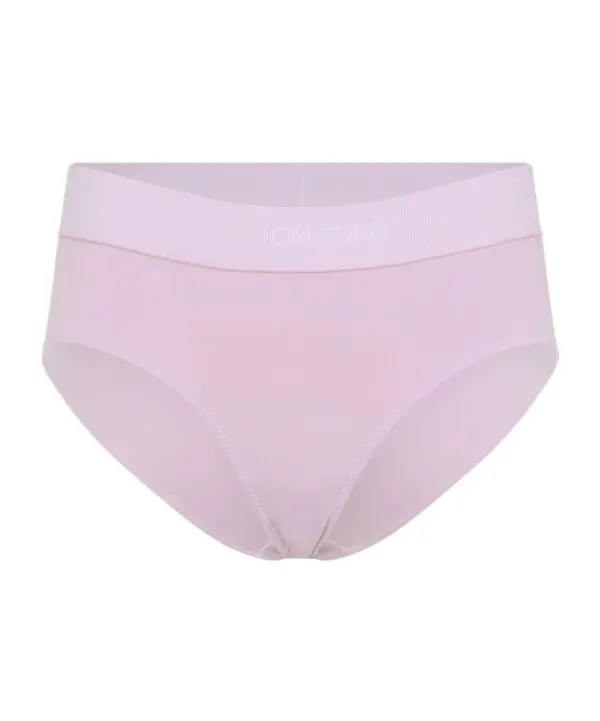 TOM FORD Logo-waist Briefs - Purple