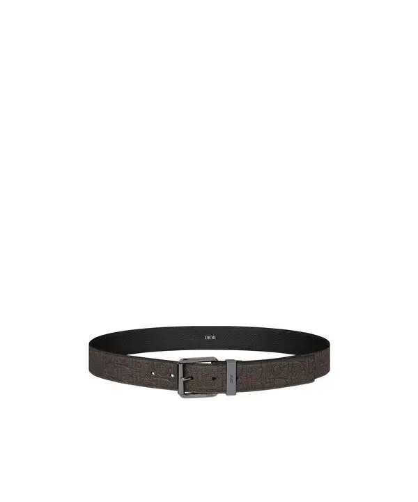 Dior Logo Buckle Belt - Brown