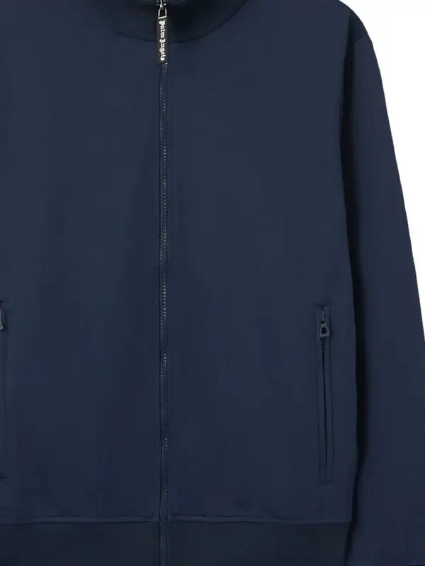 Palm Angels Curved Logo Zip Fastening Sweater