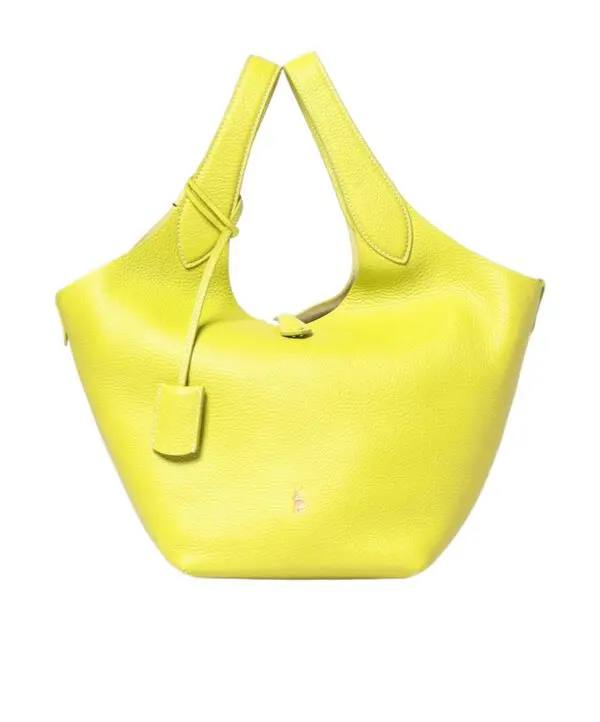 Polo Ralph Lauren Top Handle Bag With Key Fob - Yellow