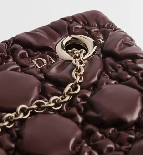 Dior Medium Quilted Leather Bag - Black