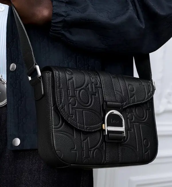 Dior Saddle Heritage Messenger Bag With Flap