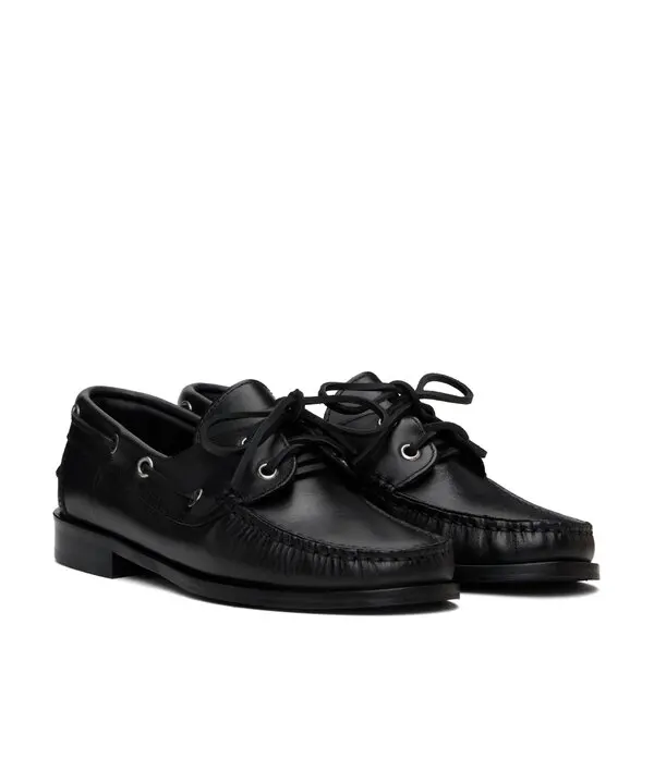 AeydĒ Pleated Lace-up Loafers