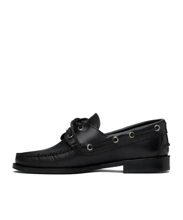 AeydĒ Pleated Lace-up Loafers