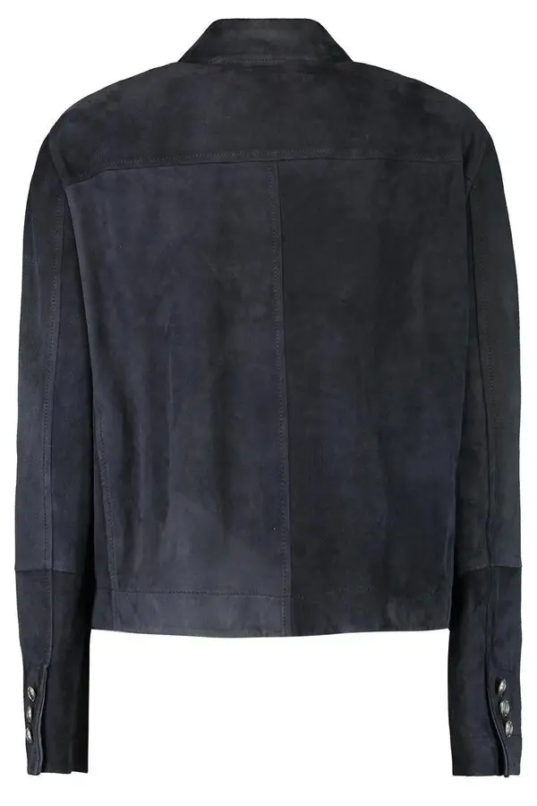 Brunello Cucinelli Double-breasted Suede Jacket