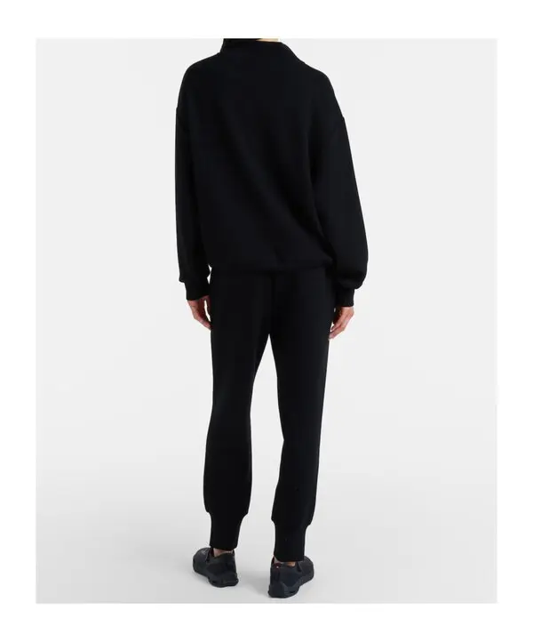 Varley Slim Sweatpants With Elastic Drawstring Waistband And Cuffs - Black