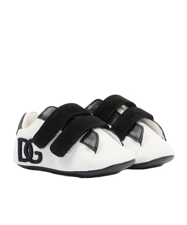 Dolce & Gabbana Suede Sneakers With Dg Logo