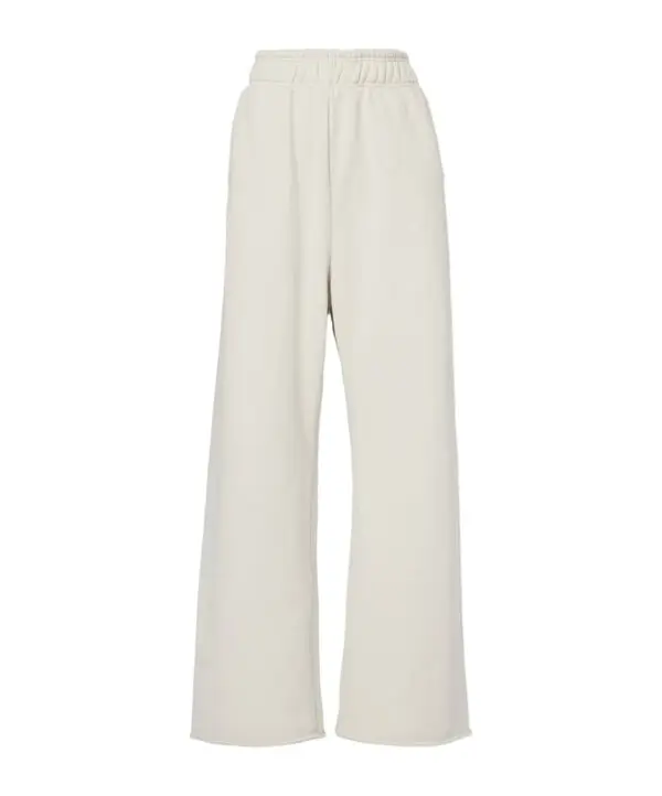 ENTIRE STUDIOS Full Cotton Fleece Sweatpants - White